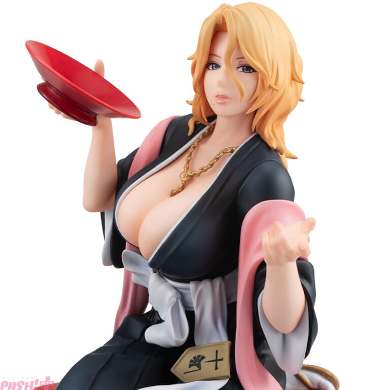 見るものを魅了する美ボディや妖艶な唇に酔いしれる…！ 『BLEACH 千年血戦篇』松本乱菊がほろ酔いverでフィギュア化 - PASH! PLUSPASH! PLUS